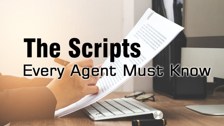 The Scripts Every Agent Must Know - Real Estate Sales Solutions